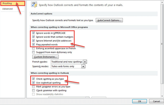 Automatic Spell Check In MS Outlook 2010 Microsoft Outlook Support
