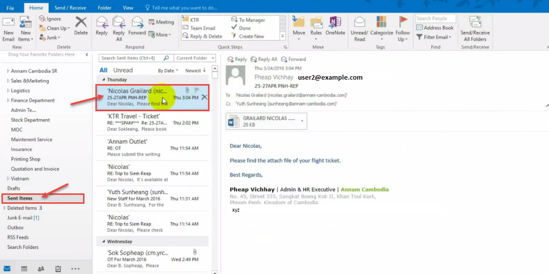 How To Re Call A Sent E mail In Outlook 2016 Microsoft Outlook Support