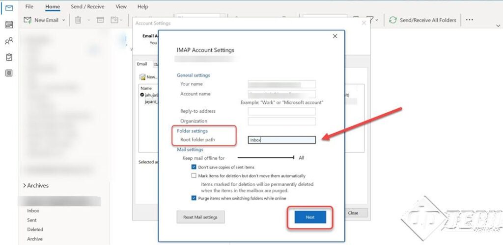 How To Resolve Imap Synchronization Problems In Outlook 2019 Dp Tech