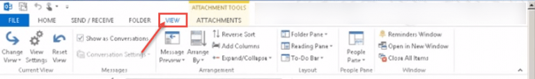 Enable conversation view in Microsoft Outlook 2013 | Microsoft Outlook ...