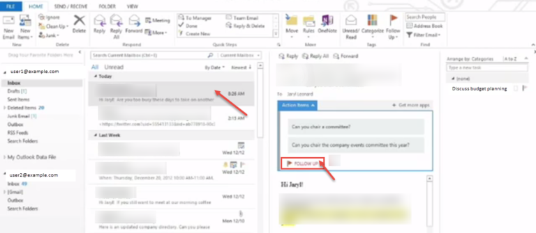 Follow up flag and color category in Microsoft Outlook 2013 | Help with ...