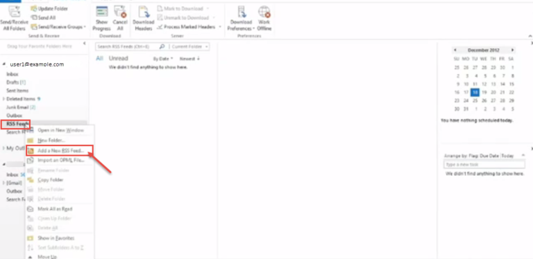 How to add RSS Feed in MS Outlook 2013 | Outlook Consulting