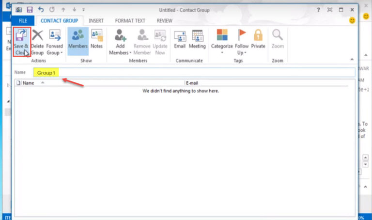 How to Create a Distribution List in Outlook 2013 | Supportin MS outlook