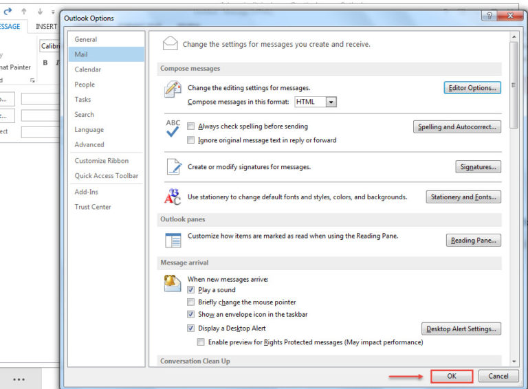 How to get rid of the paste options box in Outlook 2013 - Outlook Support