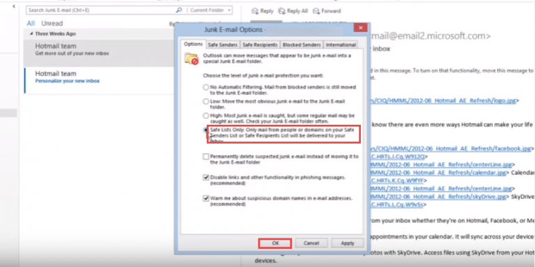 How to Minimize SPAM in Outlook 2013 | Outlook Assistance