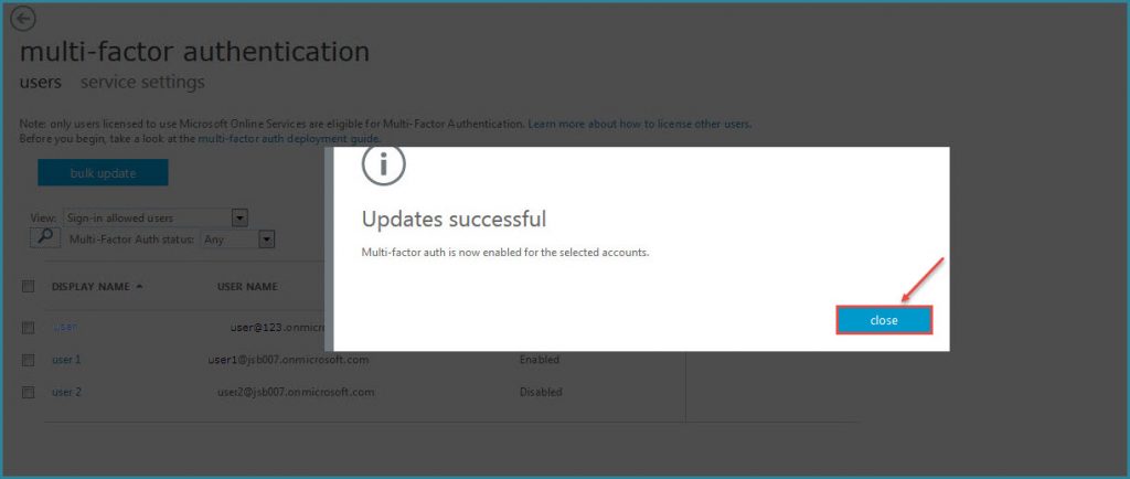How To Enable Multi Factor Authentication In Office 365 Office 365 Support