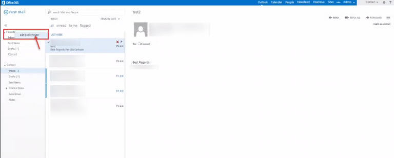 Creating public folder in Exchange Online, Office 365 | Office 365 Support