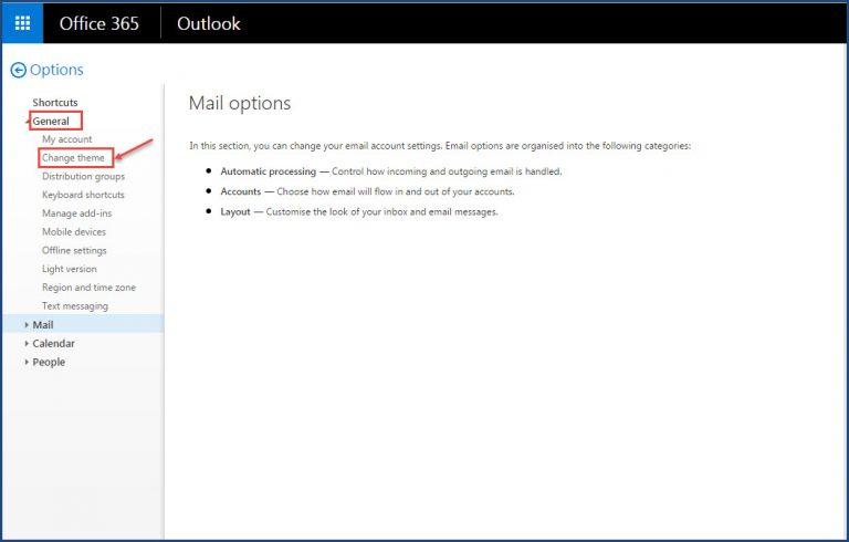 How to set new theme in Office 365 Outlook | Office 365 Support