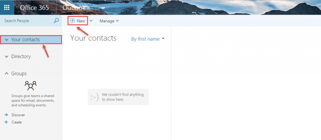 Managing contacts with People app in Microsoft Office 365 | Office 365 ...