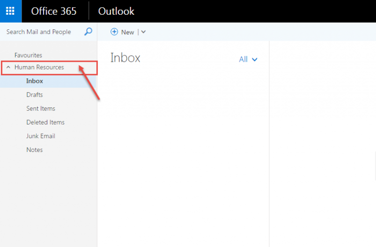 How To Access Shared Mailbox In Outlook Web In Office 365 Portal Office 365 Support