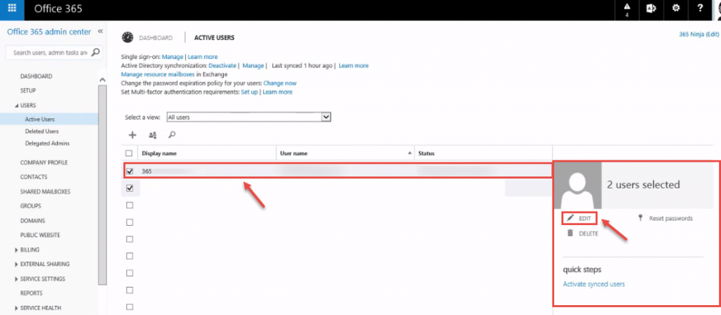 Managing User Licenses in Office 365 Admin Center | Office 365 Support