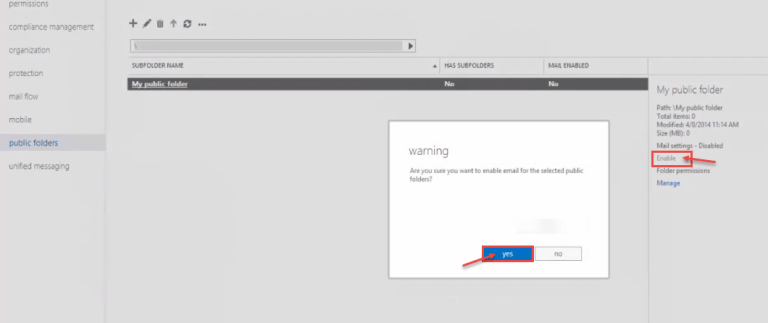 Creating public folder in Exchange Online, Office 365 | Office 365 Support